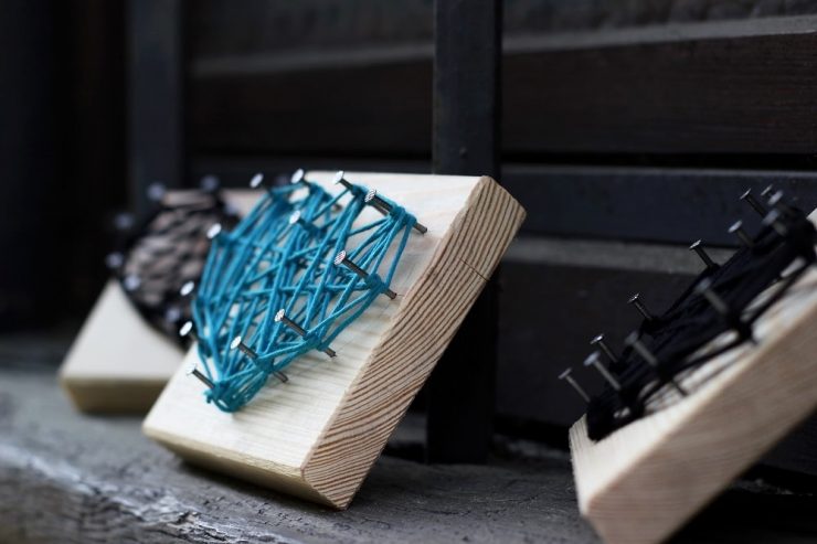 DIY Fadenbild mit Nägeln - String Art - The inspiring life